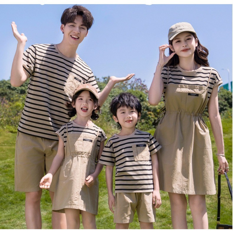 Family clothes for parents son and daughter 10-37kg, mother 40-75kg, dress mother-daughterbag ...