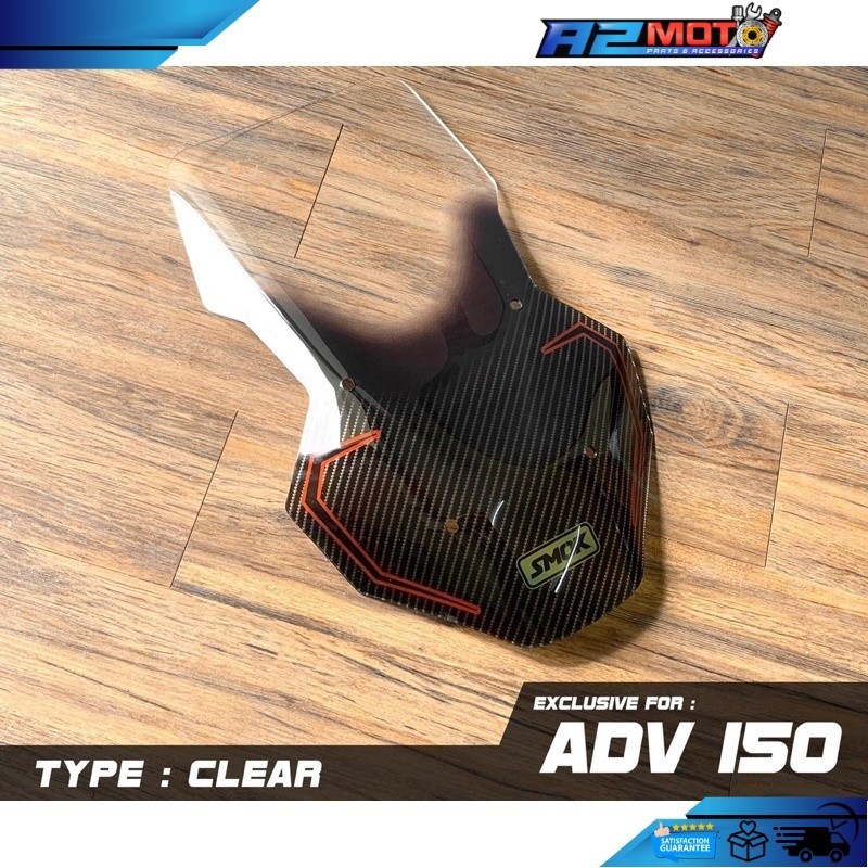 A2Moto SMOK ADV 150 160 VISOR Winsdhield | Shopee Philippines