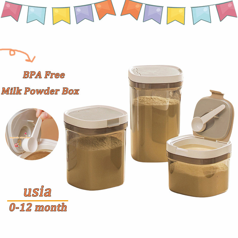 Newborn Food Grade BPA Free Milk Powder Storage Box 1800ml Moisture ...