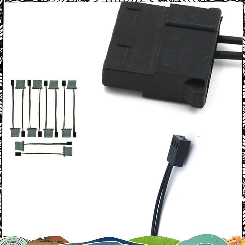 IDE to 3 Pin Fan Power Cable Molex D Plug Power to 3 Pin Connector ...