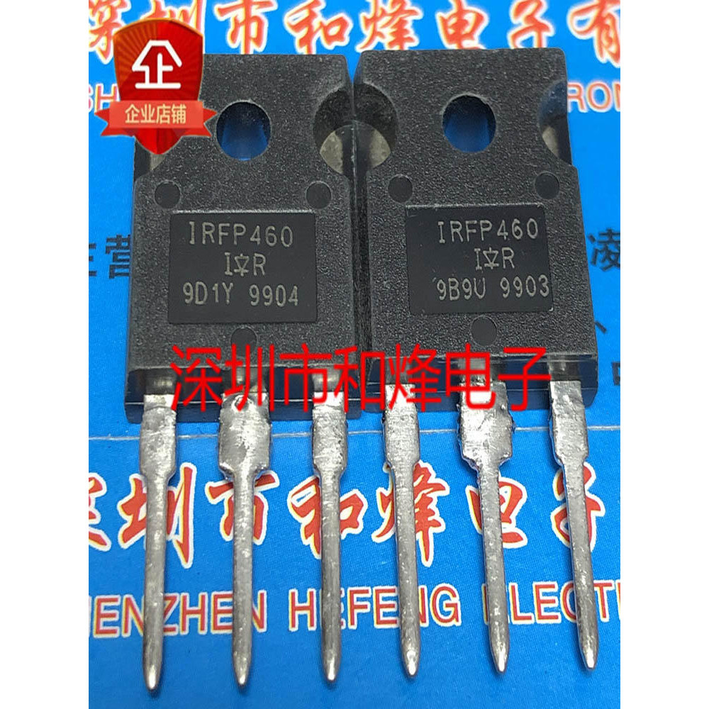 5Pcs Original Power Mosfet IRFP460 20A 500V N-Channel Transistor TO-247 ...