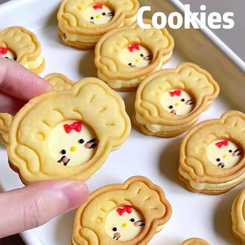 Cute Fish Sandwich Biscuit Baking Mould Influencer Snacks Household ...