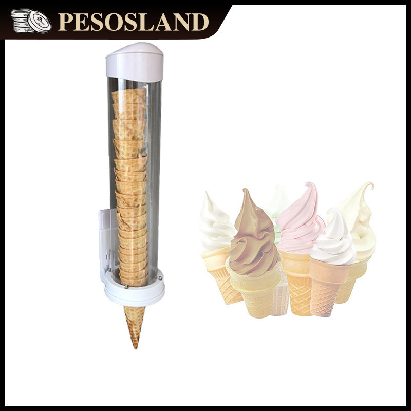 1Pcs Ice Cream Cone Dispenser 400mm High Ice Cream Machine Cone Rack ...