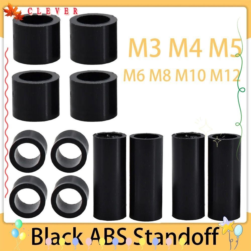 CLEVER 10Pcs/Pack ABS Spacer, Non-Threaded PCB Board Support Hollow ...