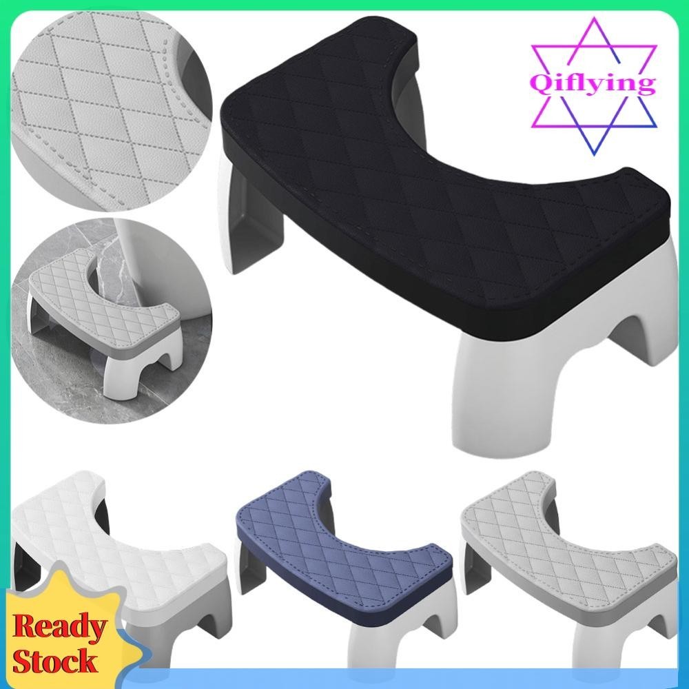 Toilet Stool Removable Non-Slip Poop Stool Plastic Toilet Squat Stool ...