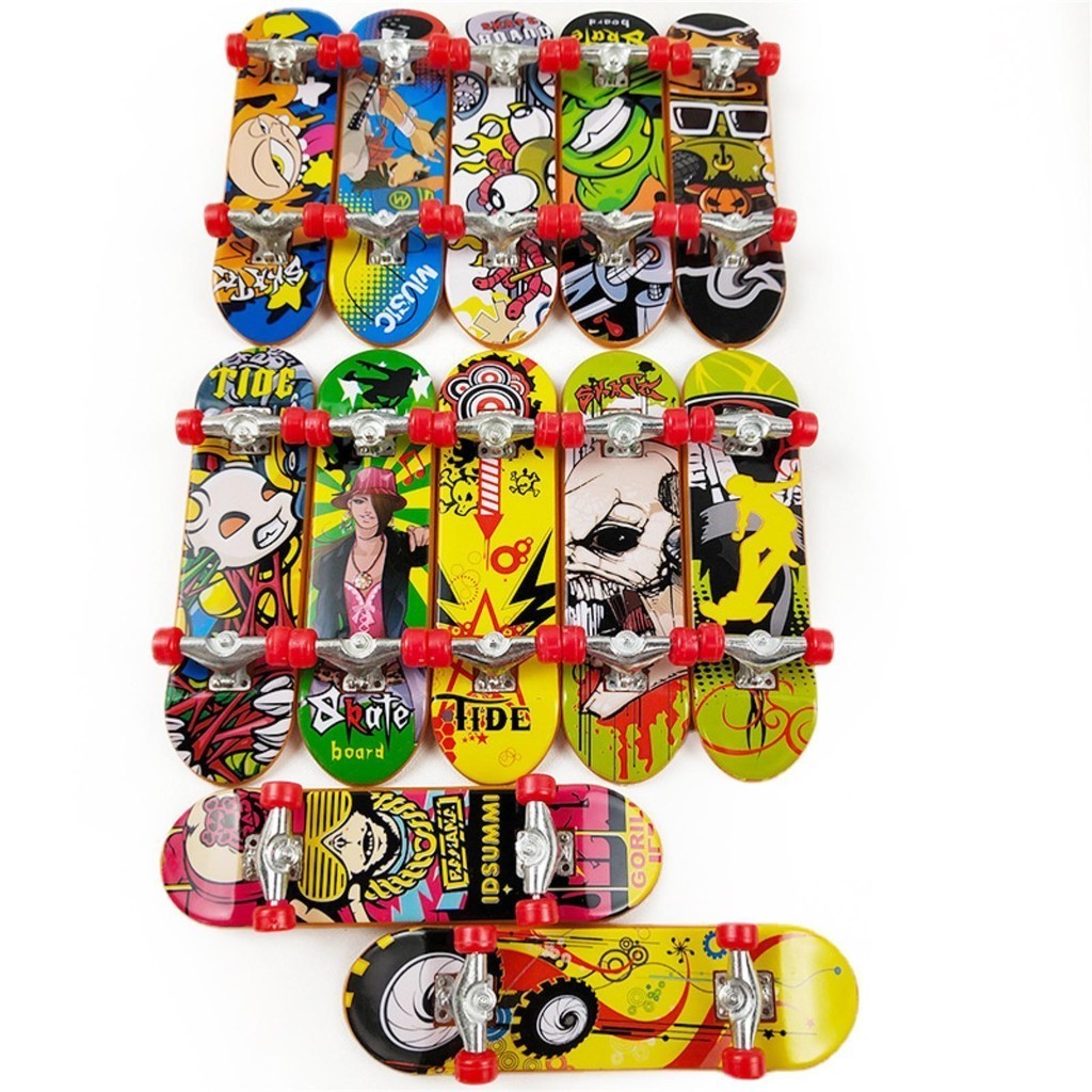 Mini Skateboard DIY Finger Board Finger Deck with Pro Fingerboard Tools ...
