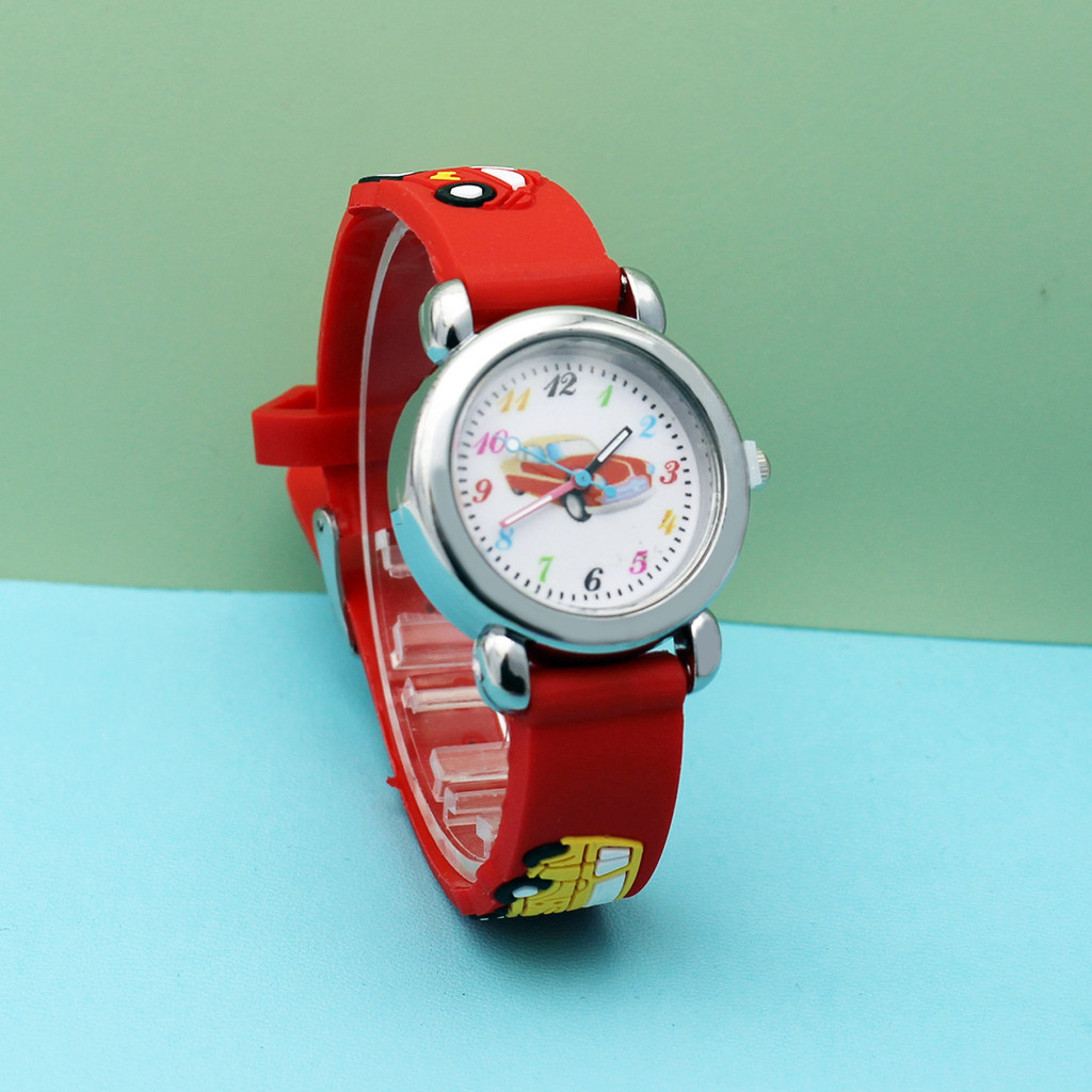 Kegllect Kid's Cartoon Quartz Watch Children Cute Car Watches 3D ...