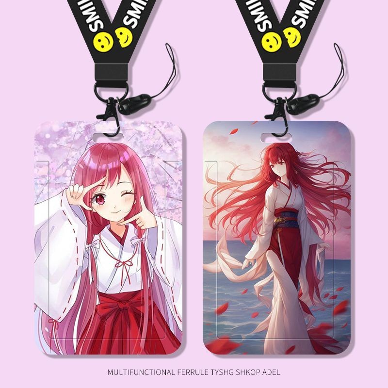 Ins Dragon Raja Cute Version DIY Student School ID Card Holder Bus Card ...