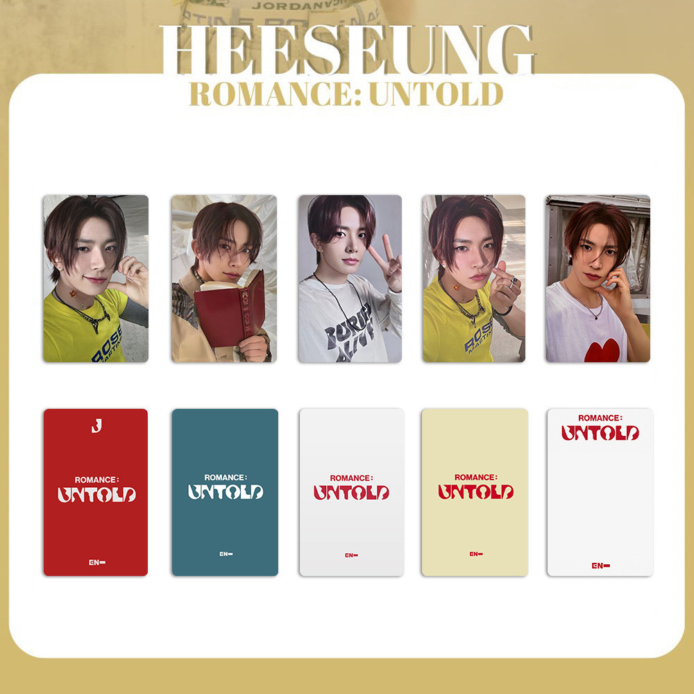 1-7pcs EN ROMANCE UNTOLD Lomo Card MANIFESTO: DAY 1 Photocards ...