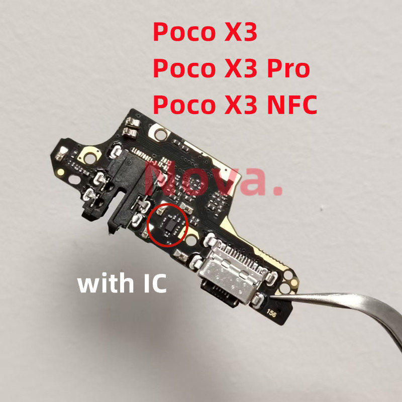 Fast Charging Board for Xiaomi Poco X3 Pro / X3 NFC USB Charger With IC ...