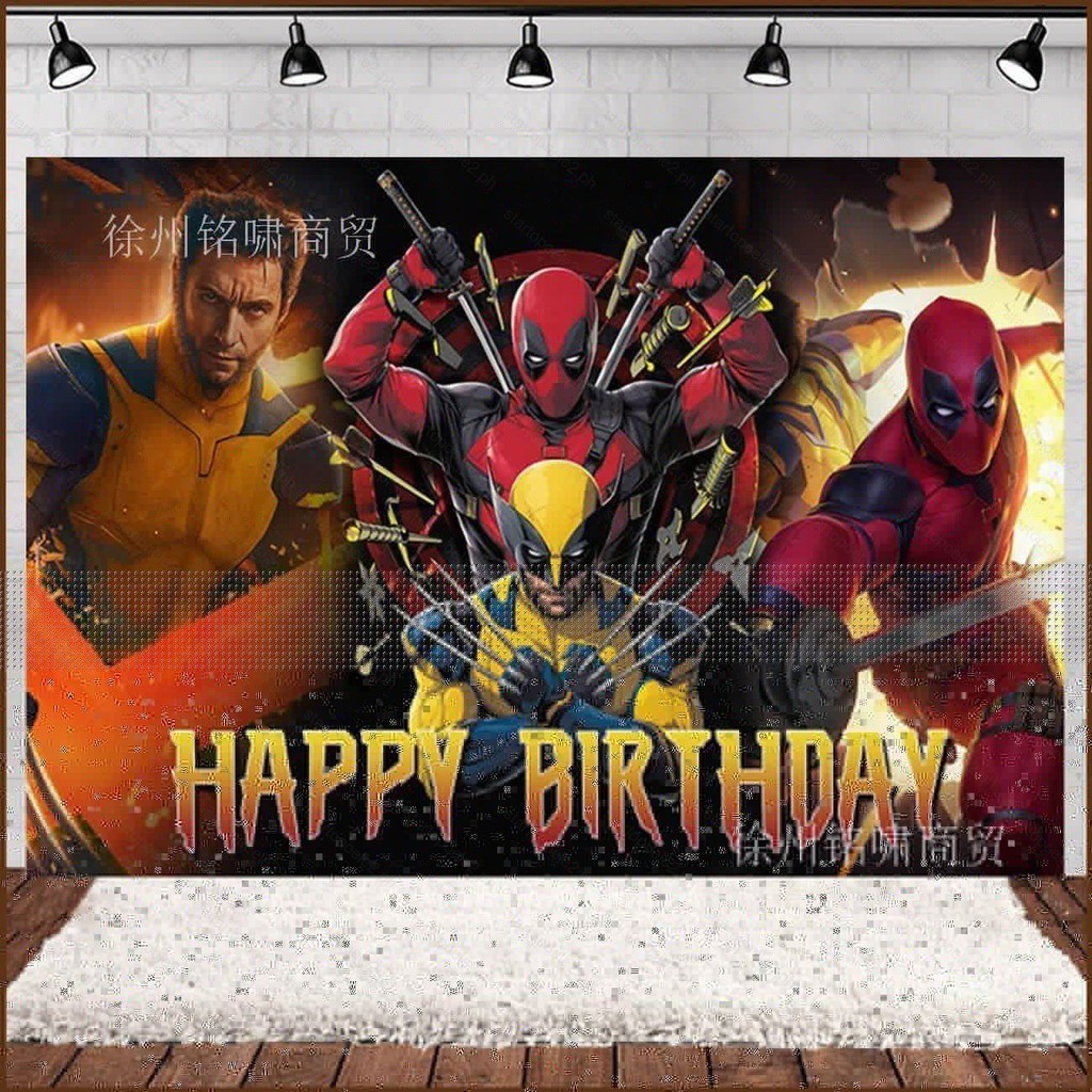 Kira Deadpool Wolverine Birthday theme scene decoration decoration ...