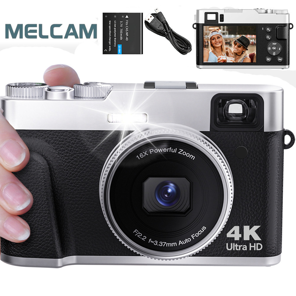 4K Digital Camera Auto Focus 48MP Vlogging Camera for YouTube and Anti ...