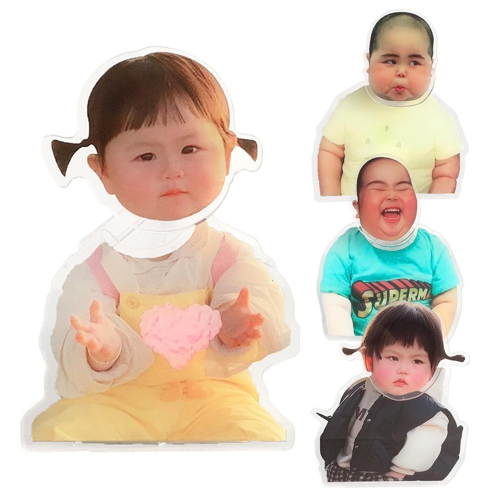 Cute Car Dashboard Figures Chubby Kids Shaking Head Dash Ornament ...