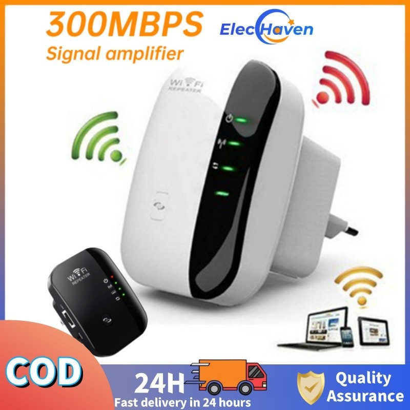 Repeater 300Mbps Network Signal Extender Wireless Router Fast Speed ...