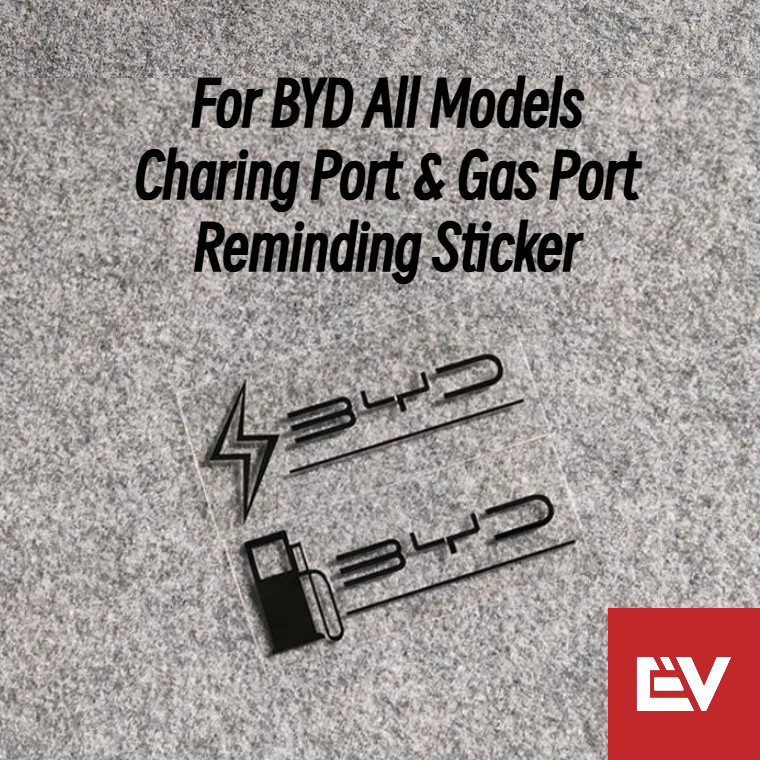 For BYD Auto Charging & Gas Port Sign Sticker For BYD [M6(eMax7 ...