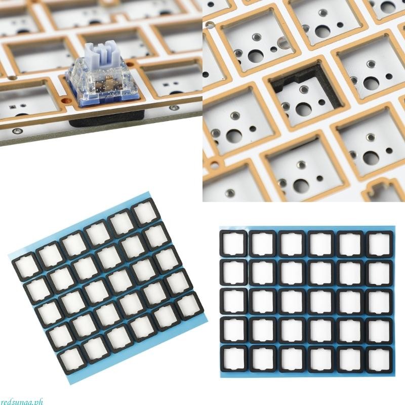 redsunaa 120Pcs Silencers Pad Silencers Foam Sound Dampeners Sheet for ...