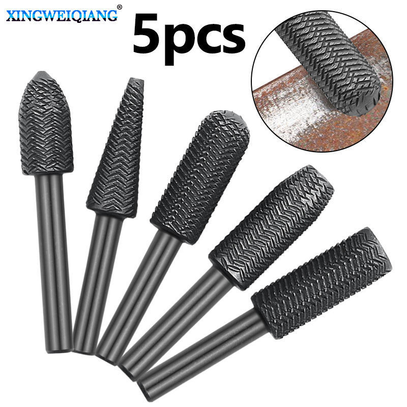 5Set of Rotating Steel File Special-Shaped File File Soft Metal ...