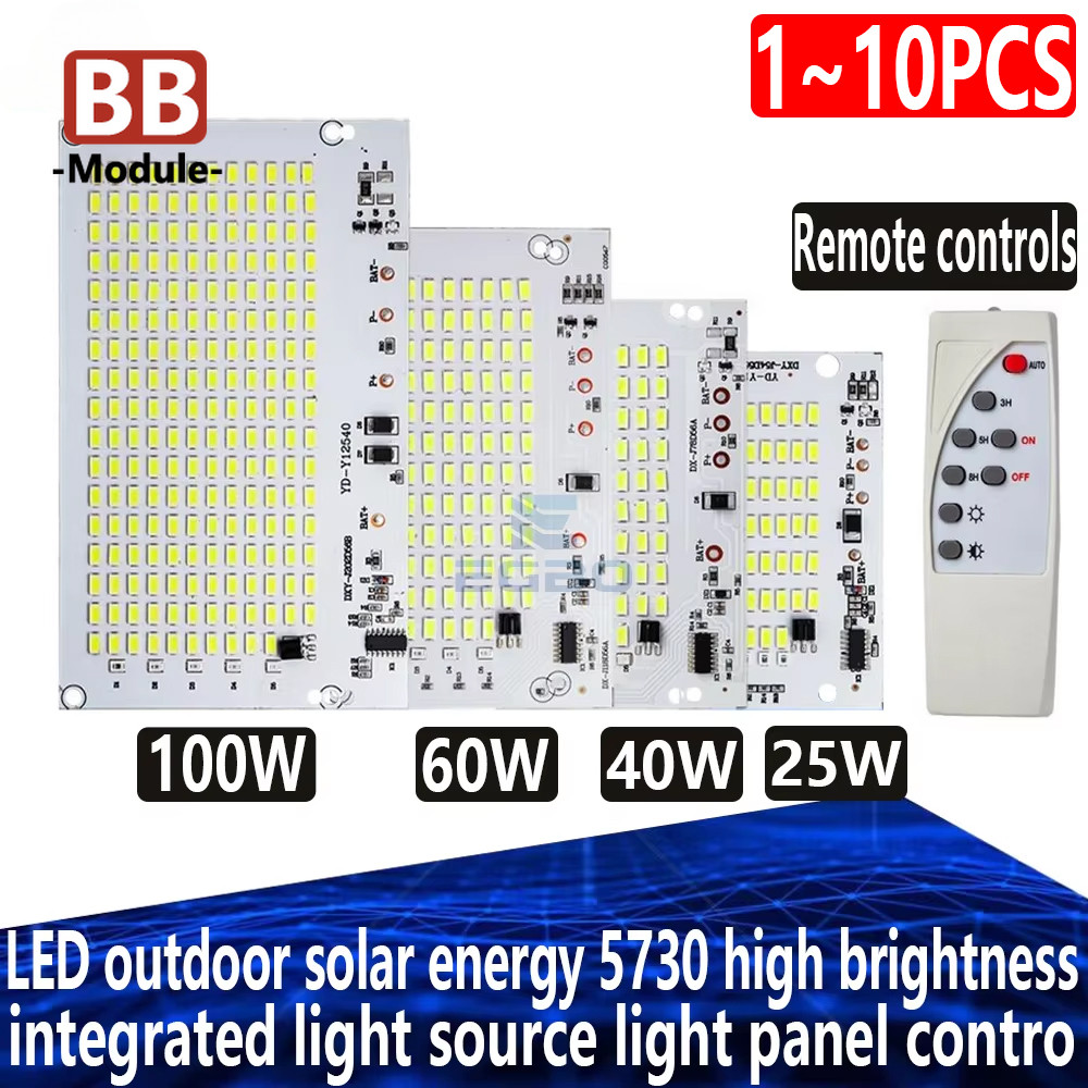 25w 40w 60w 100w LED outdoor solar energy 5730 high brightness bead ...