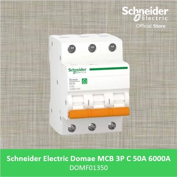 Schneider Electric NEW DOMAE MCB 63A 3P - DOF01340 ORIGINAL | Shopee ...