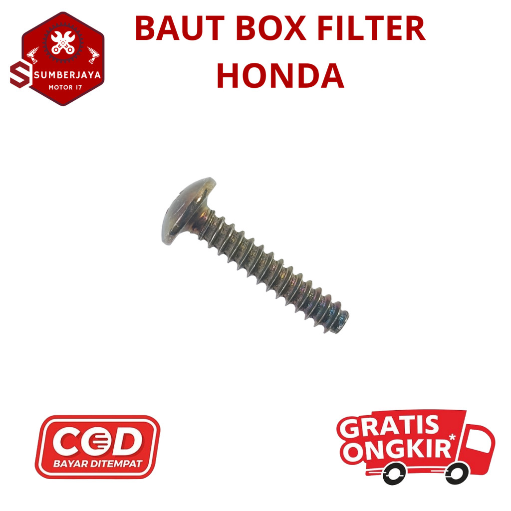 Honda Filter Box Bolts / Original Honda Motorcycle Air Filter Box Screw ...