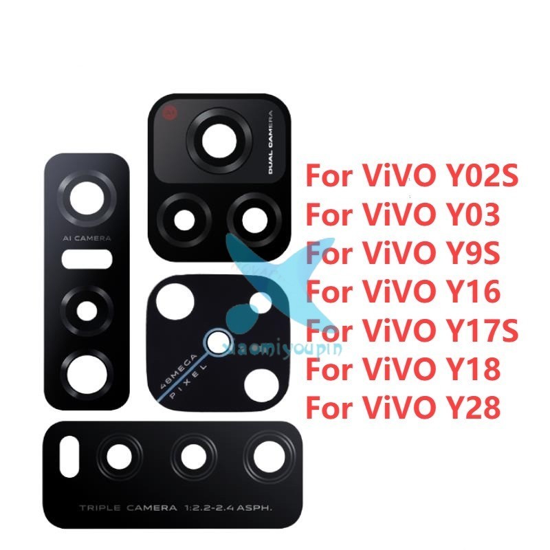 For VIVO Y02S Y03 Y9S Y16 Y17S Y18 Y28 Rear Back Camera Lens Glass Lens ...