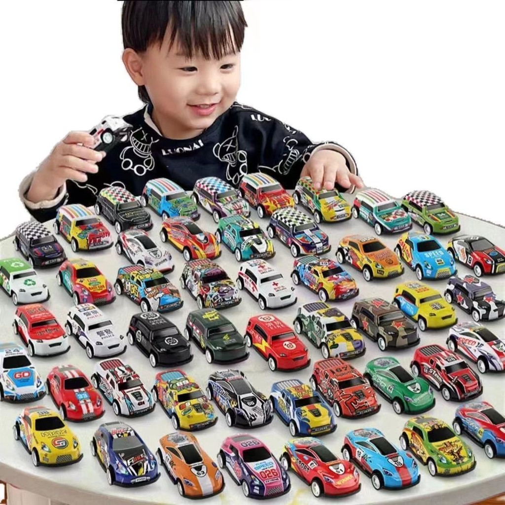 6.8cm Inertial Toy Car Toy Alloy Car Mini Tin Pull Back Racing Car Baby ...