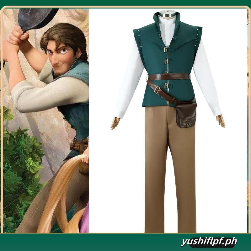 Flynn Rider Cosplay Kids Boys Costume Cartoon Movie Rapunzels Tangled ...