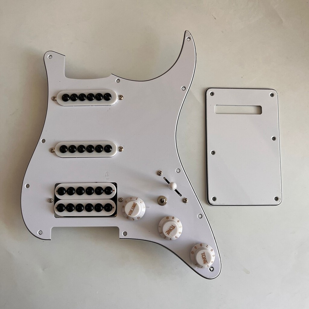 Prewired Loaded Guitar Stratocaster Pickguard SSH Pick Guard Pickup ...