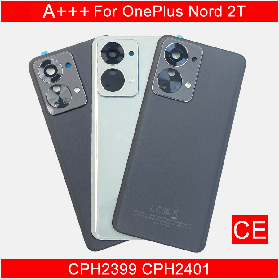 A+++ For OnePlus Nord 2T Battery Cover Back Glass Rear Door Housing ...