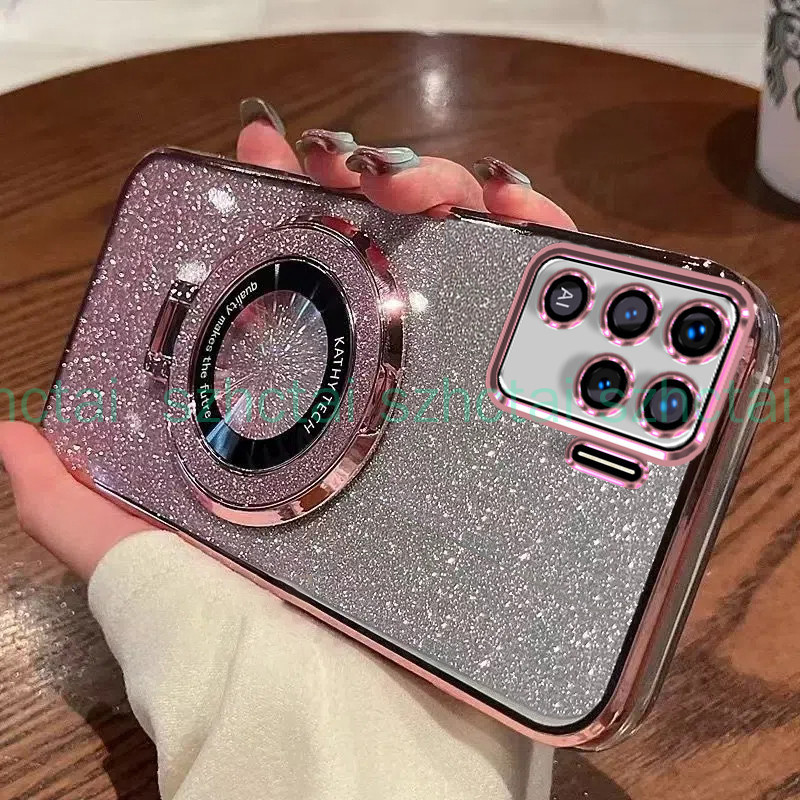 Casing For OPPO A94 reno 5F F19 pro Luxury Electroplated Glitter Phone ...