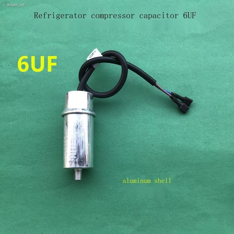 Refrigerator freezer compressor start running capacitor 2uF 6 u ...