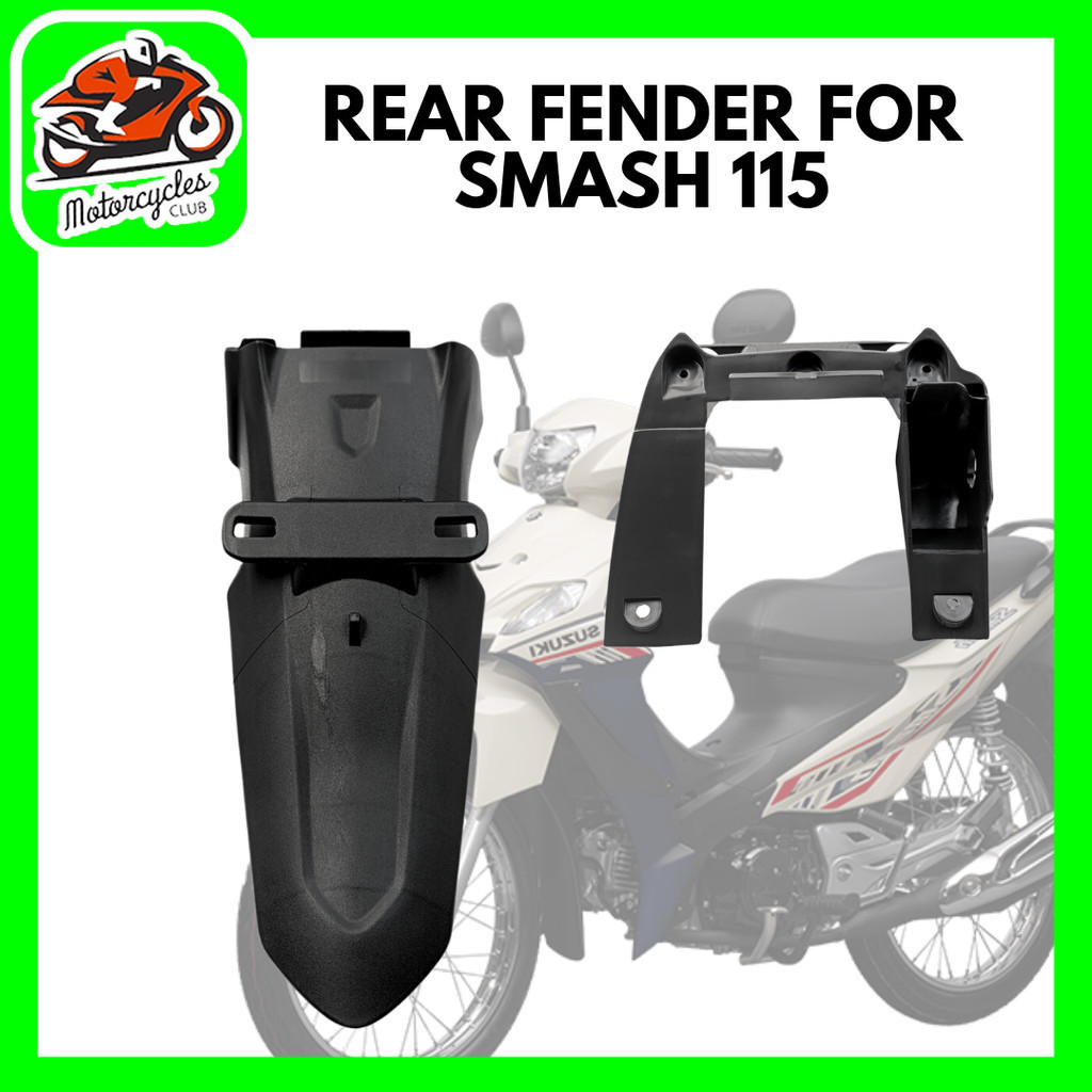 REAR FENDER FOR SMASH 115 MOTORCYCLE [HURRICANE SPEED] | Shopee Philippines