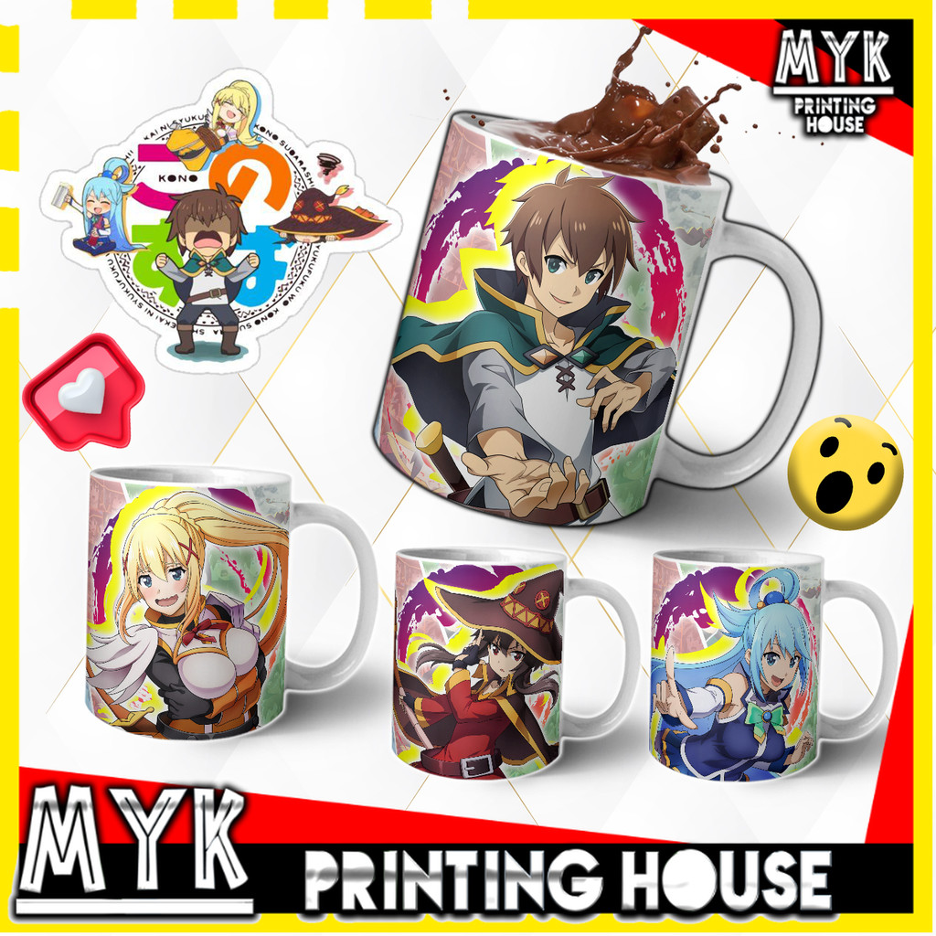 KONOSUBA ANIME MUG DESIGN | Shopee Philippines