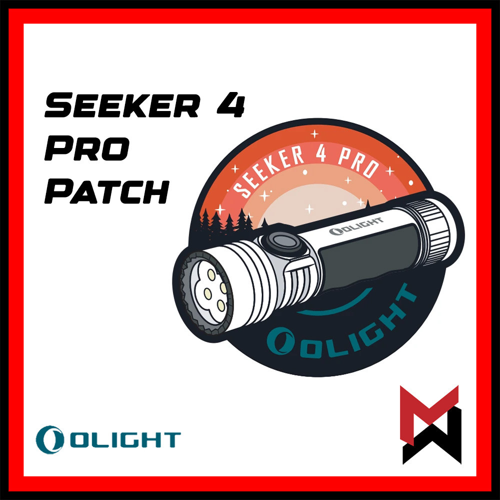 Olight - Seeker 4 Pro Patch Freebie - Limited Edition | Shopee Philippines