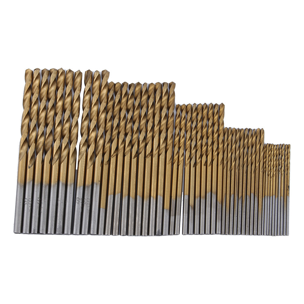 50x HSS Drill Bit Set Tools High Speed Steel 1/1.5/2/2.5 ...