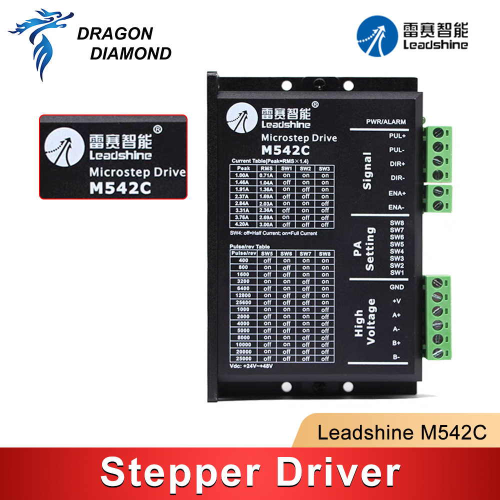Original Leadshine DM542 M542C DM542S 57 Stepper Motor Driver M542 M542-05 controller driver ...