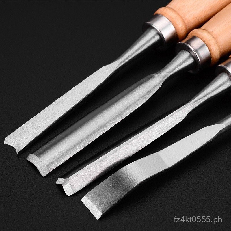 2O8S Solid Wood Maple Carpenter Chisel Woodworking Flat Chisel Set ...