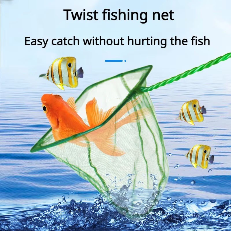 Aquarium Fishnet Portable Fish Net Long Handle for All Kinds of Small ...