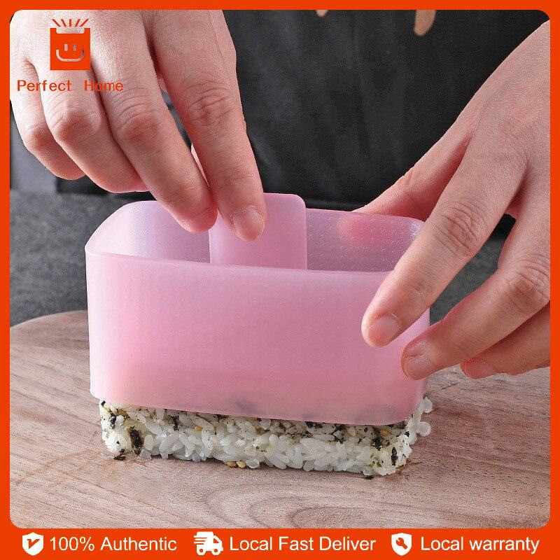 Rice Mould Musubi Molder Rectangular Layer Mold Box Onigiri Meat Press ...