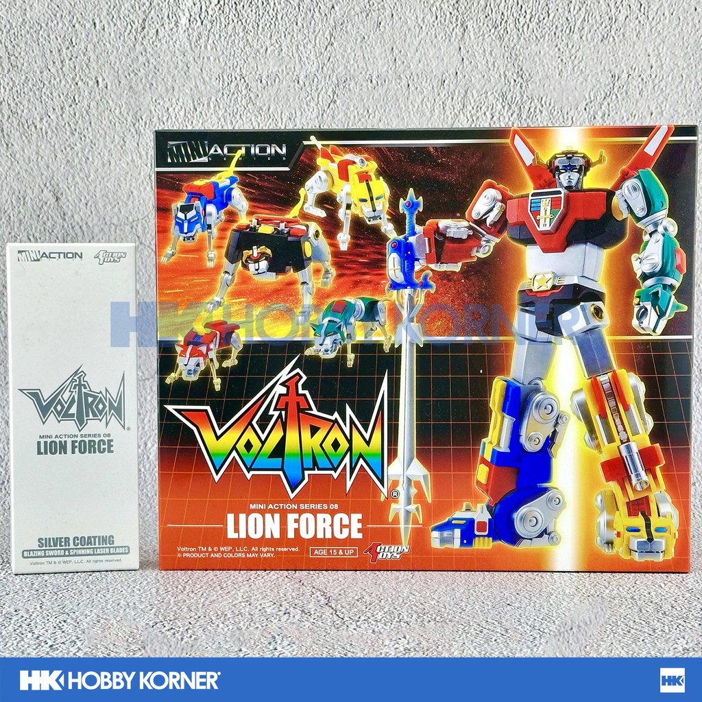 (IN STOCK - ACGHK VERSION) ACTION TOYS Mini Action Voltron Lion Force ...