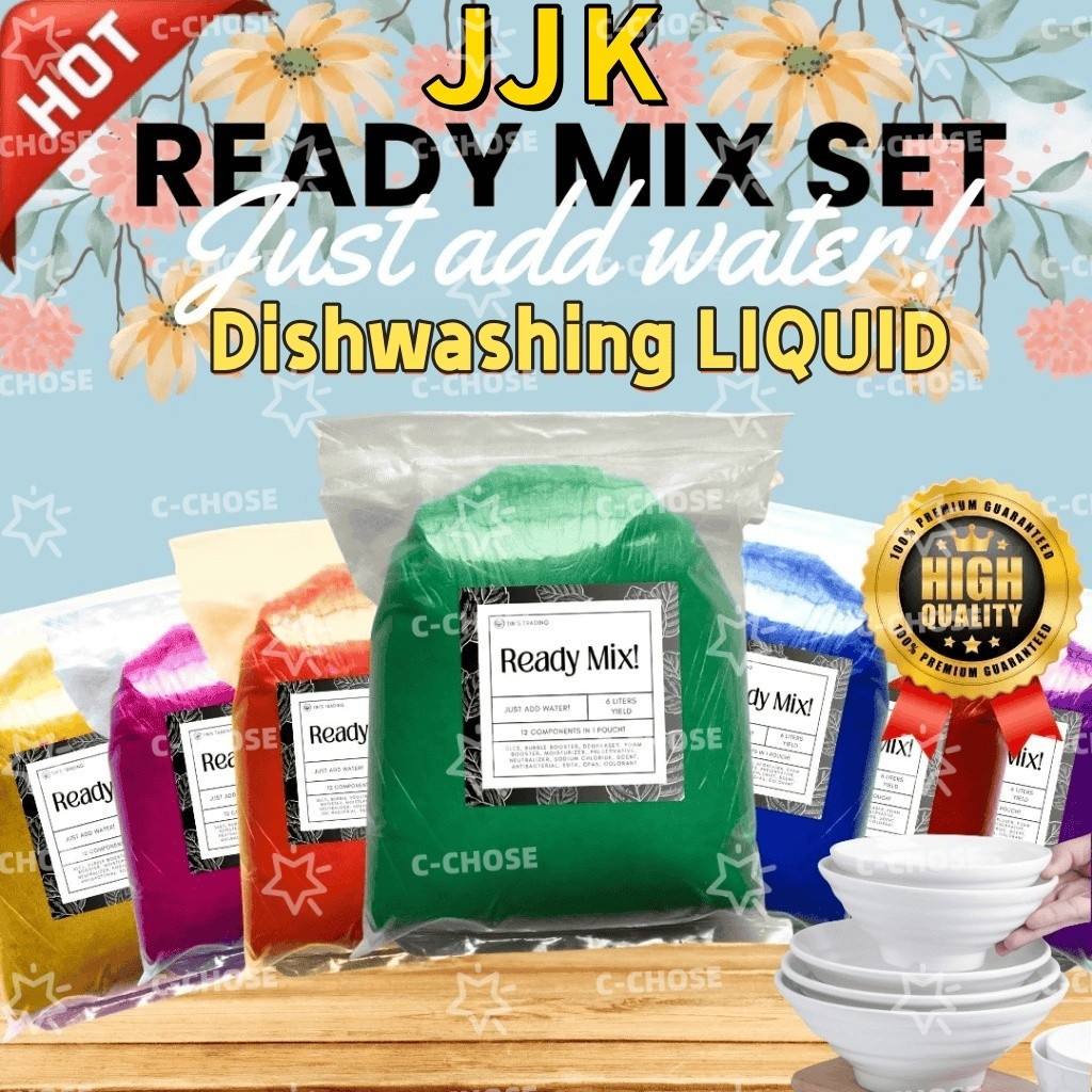 JJK DIY dishwashing LIQUID KIT 2Lto15L Easy Mix formula-calamansi & Lemomn scent | Shopee ...