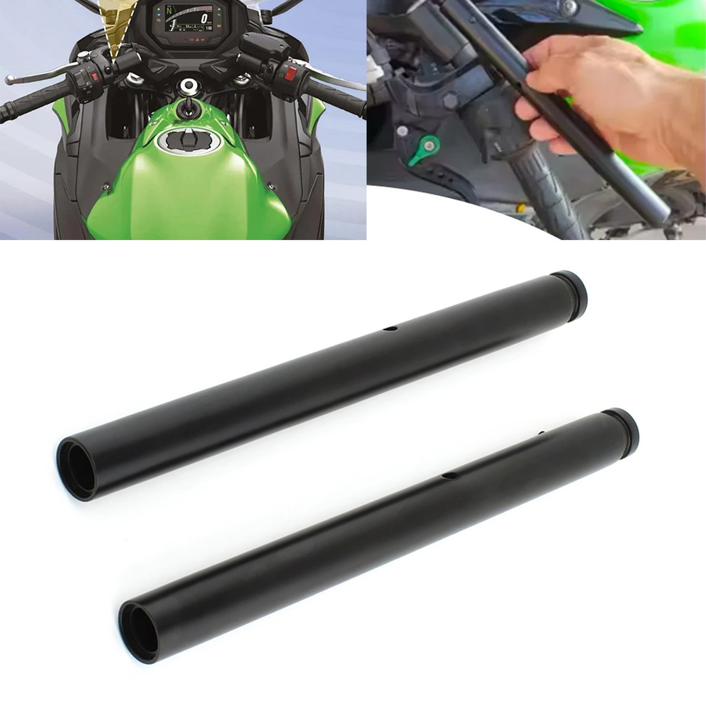 2PCS Black Handle Handlebar Clip-on Fork Inner Tube Pipe Compatible for ...