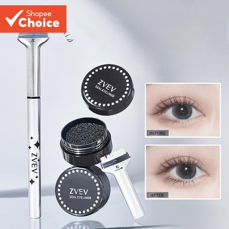 ZVEV Double Headed Lower Eyelash Stamp Eyeliner Eyelash Pen Waterproof ...