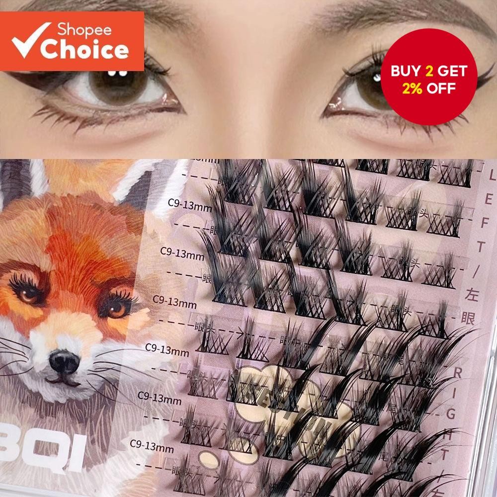 Bqi Fox Series Small Animal False Eyelashes Comics Segmented Lazy ...