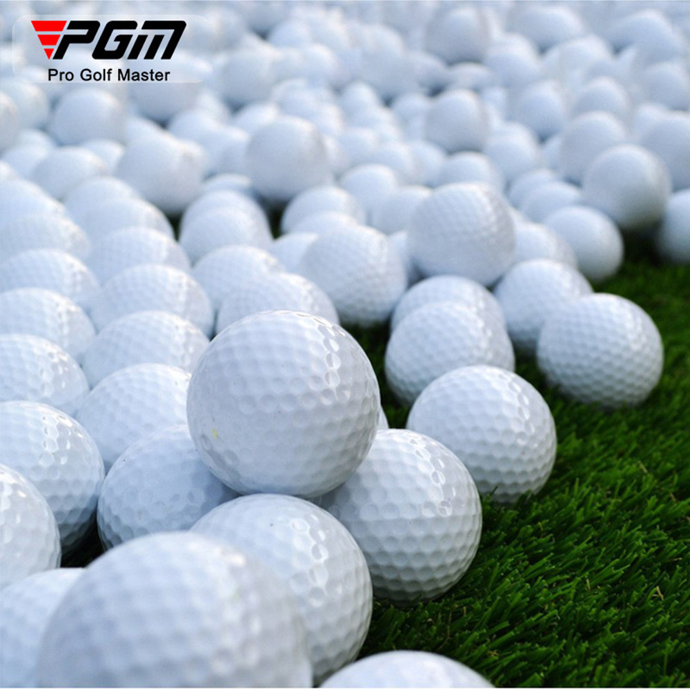 1pcs PGM Double Layer Golf Balls Golf Swing Putting Practice Ball White Standard Blank Golf Ball ...