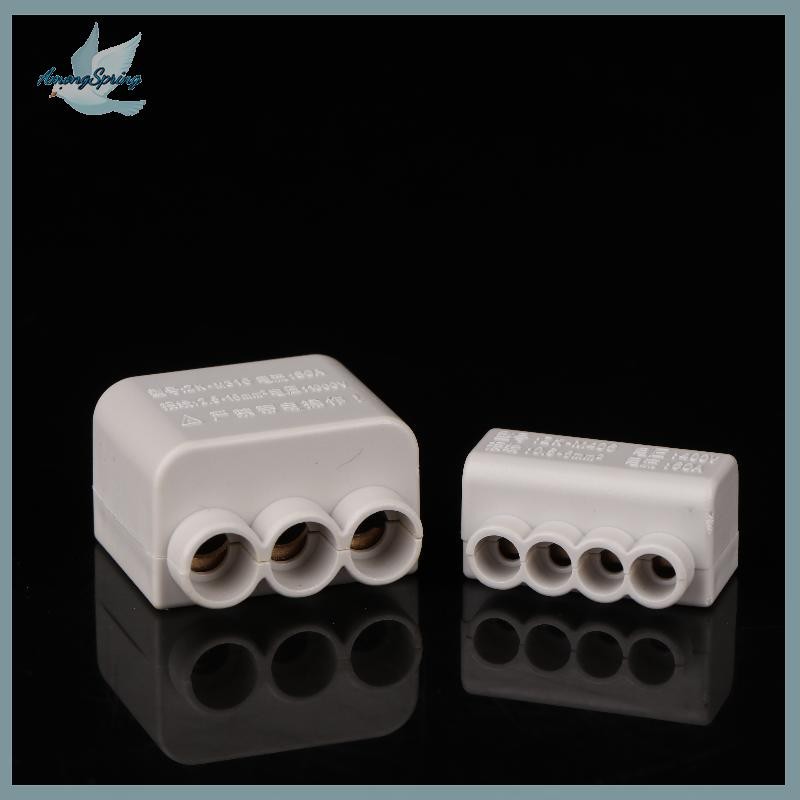 AmongSpring> 1/3PCS Screw Wiring Terminal Block 80A/1000V 2.5-16mm2 ...