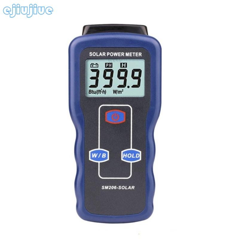cc SM206 Solar Power Meter Digital Solar Meter Solar Irradiance Meter ...