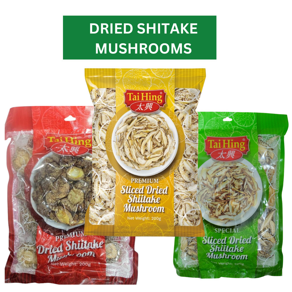 TAI HING DRIED SHITAKE MUSHROOM (WHOLE I SLICED) KOS | Shopee Philippines