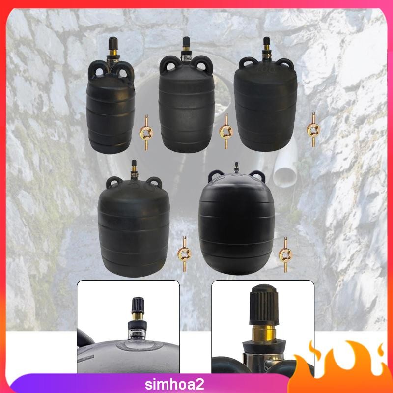 [Simhoa2] Inflatable Pipe Plug Plumbing Test Ball Municipal Pipe ...