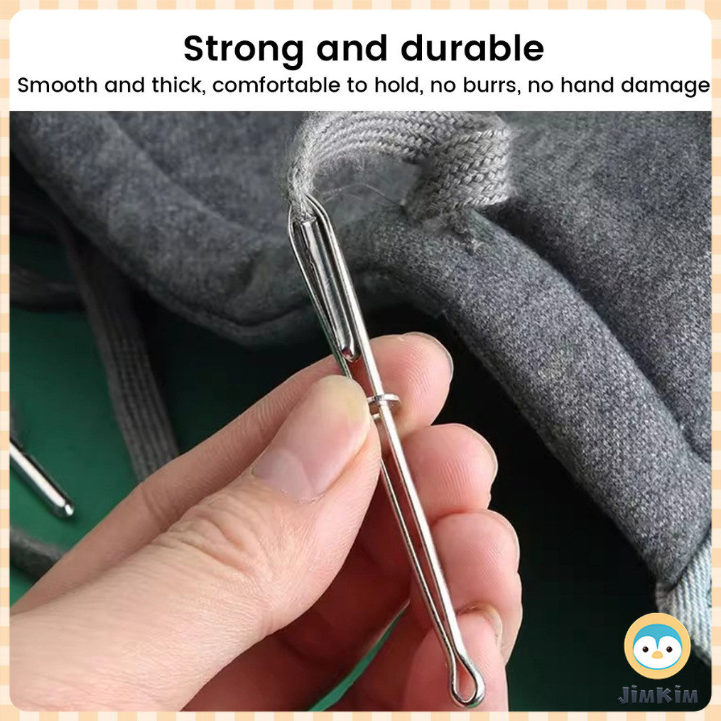 JimKim Needle Threader Threading Device Household Waist Rope Hat Rope ...